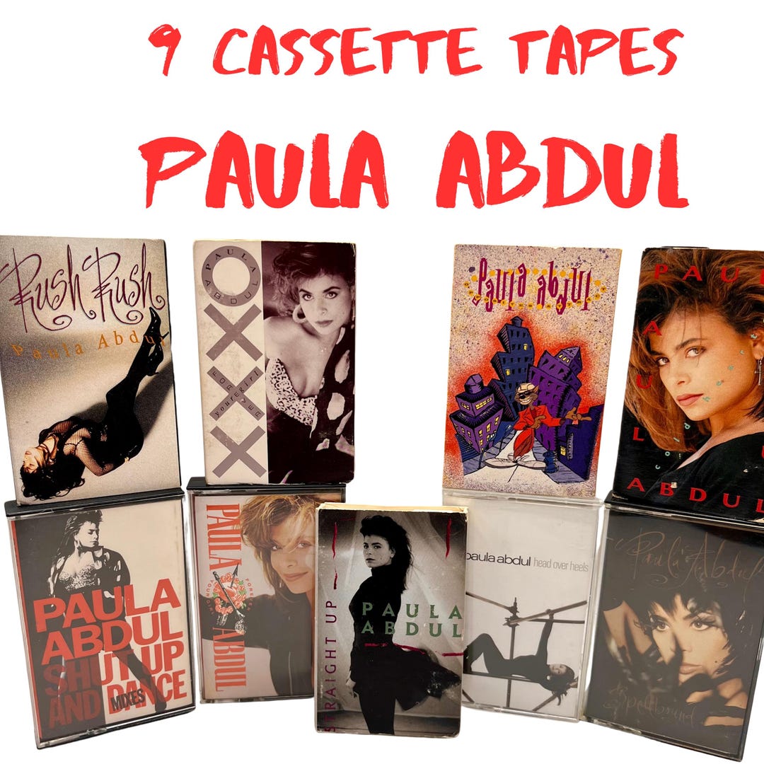 Paula Abdul, 9 Cassette Tapes, 80s Cassette Tape, Playing Cassette ...