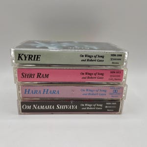 Chant & Meditation Music, 4 Cassette Tapes, Gregorian Chant, Sanskrit ...