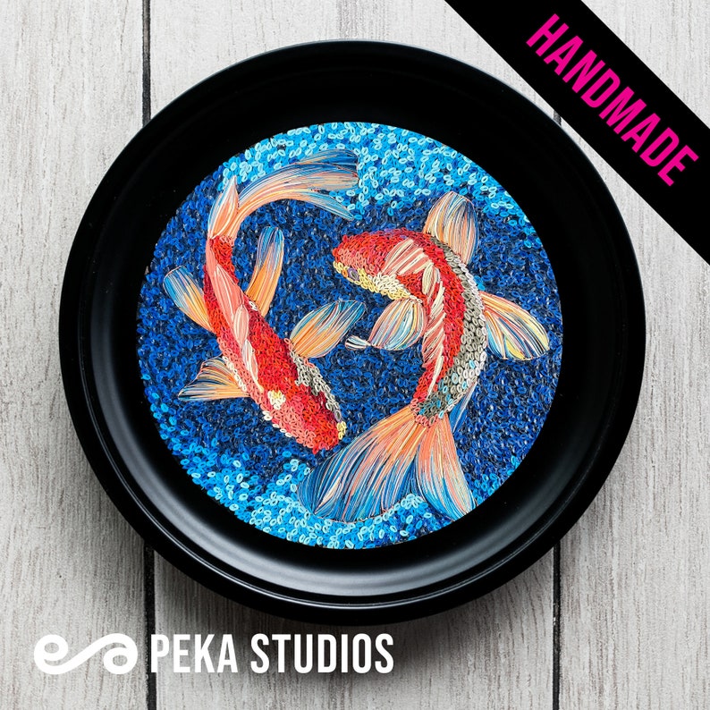 Koi Fish Quilling Paper Artwork - Etsy