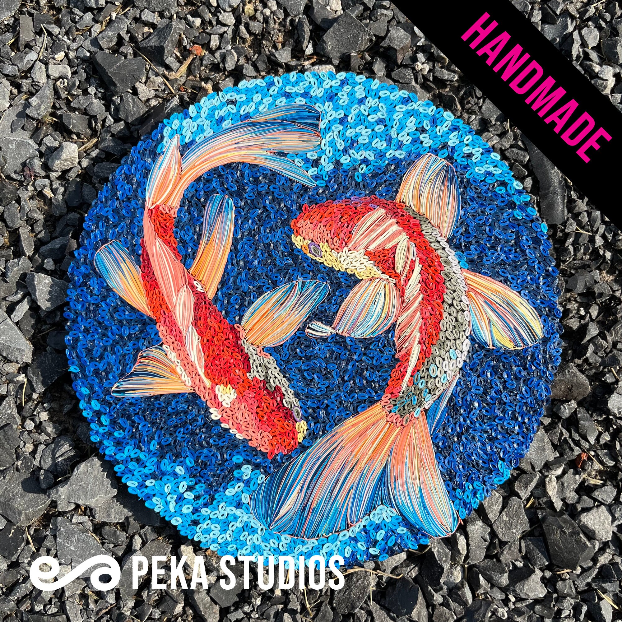 Koi Fish Quilling Paper Artwork - Etsy