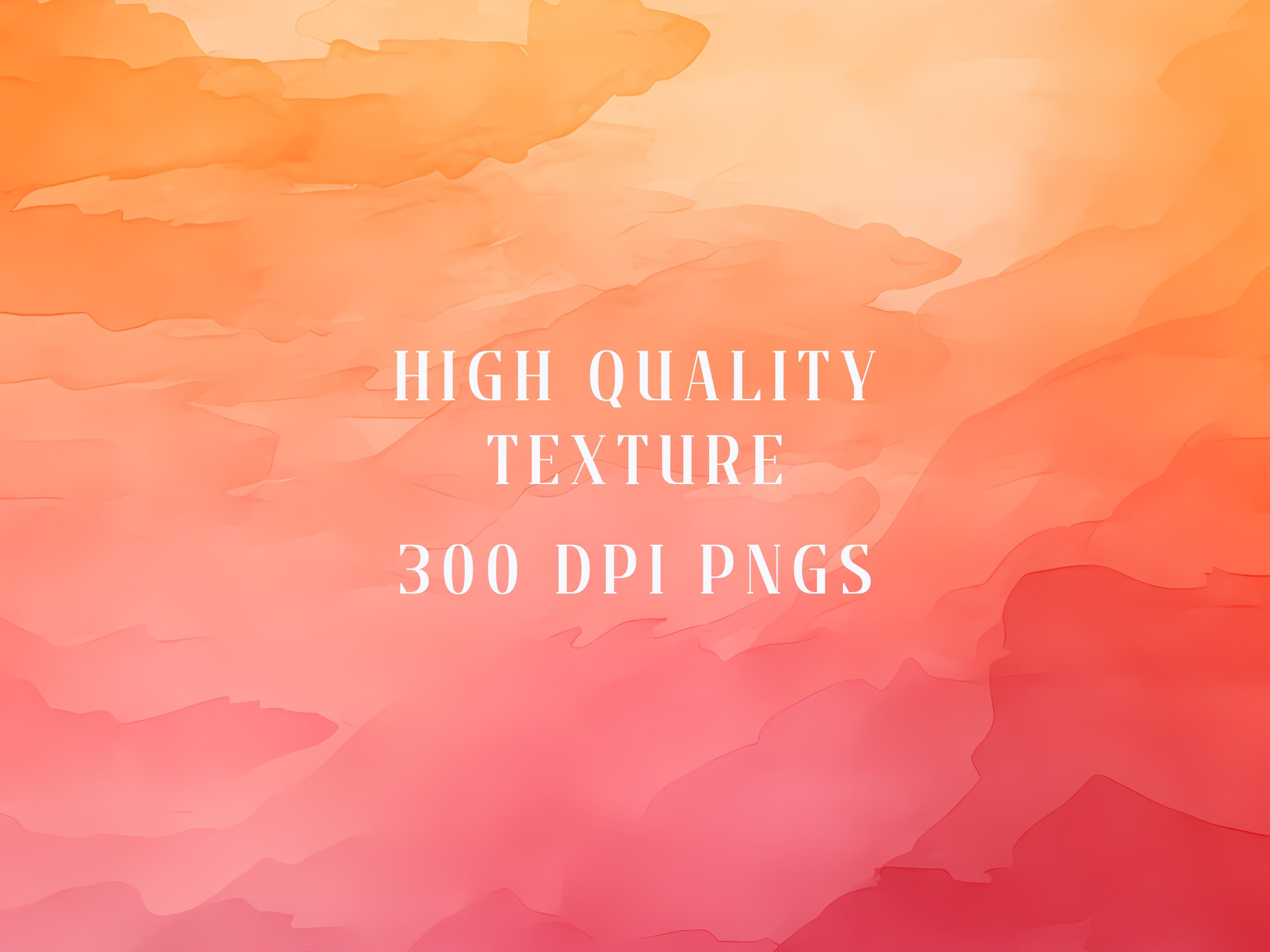 Sunset Watercolor Background, Texture Digital Paper, Orange Pink Red ...