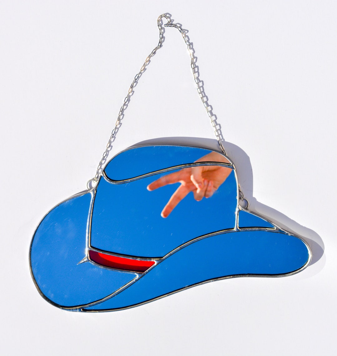 Mirror Cowboy Hat Red - Etsy