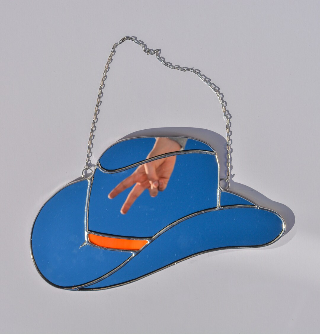 Mirror Cowboy Hat Orange - Etsy