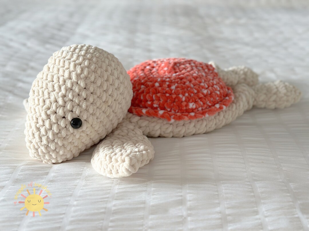 Extra Large Turtle Lovey | Crochet Turtle | Crochet Snuggler | Baby ...