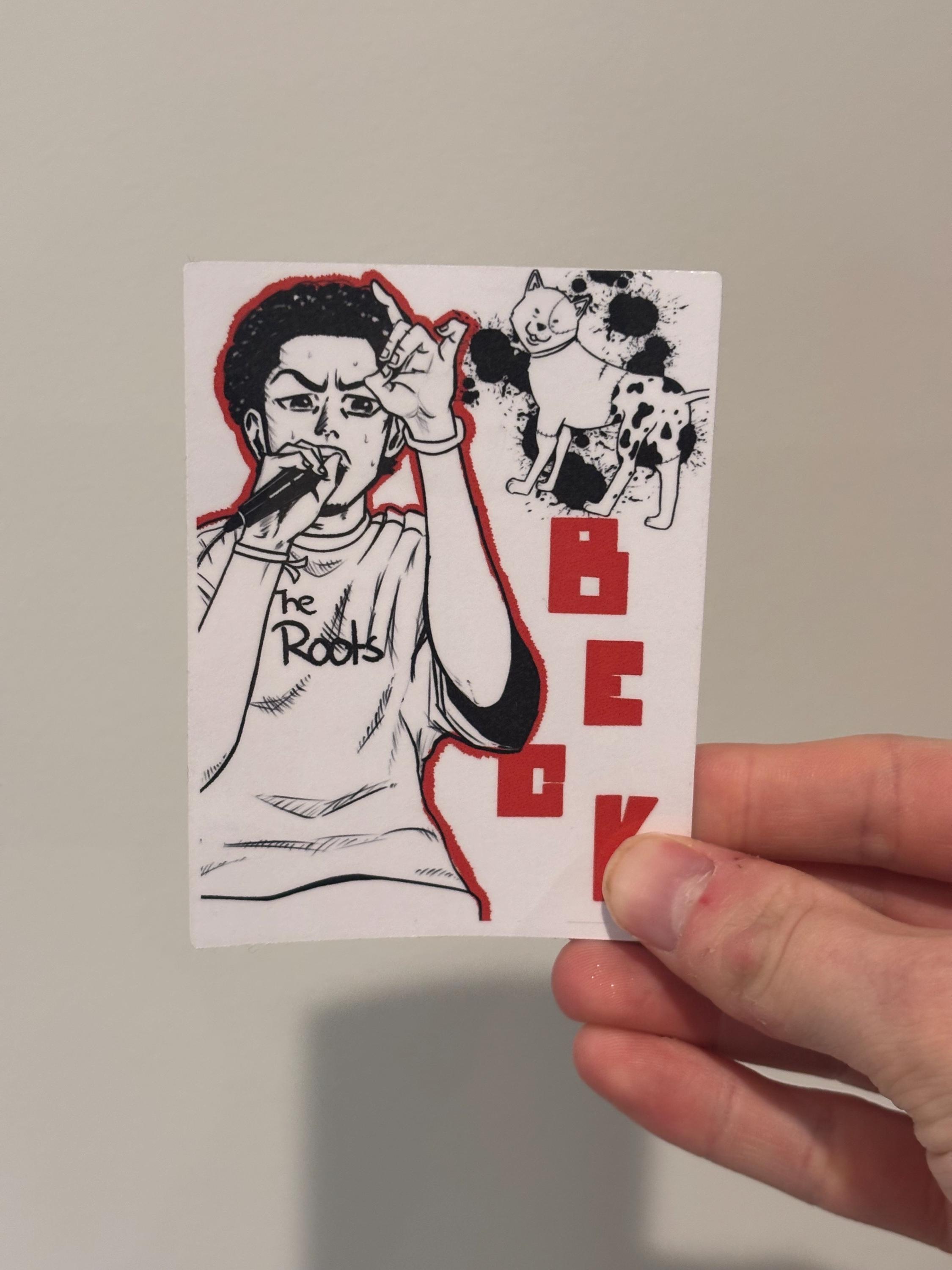 Beck: Mongolian Chop Squad Chiba Sticker - Etsy