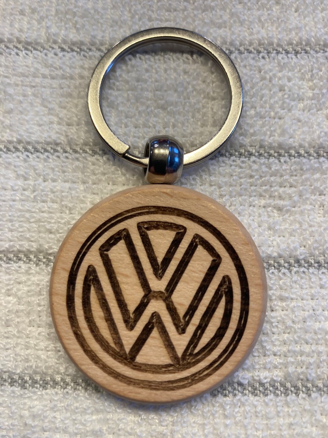 Volkswagen Badge Inspired Keyring, Decals on Both Sides - Etsy