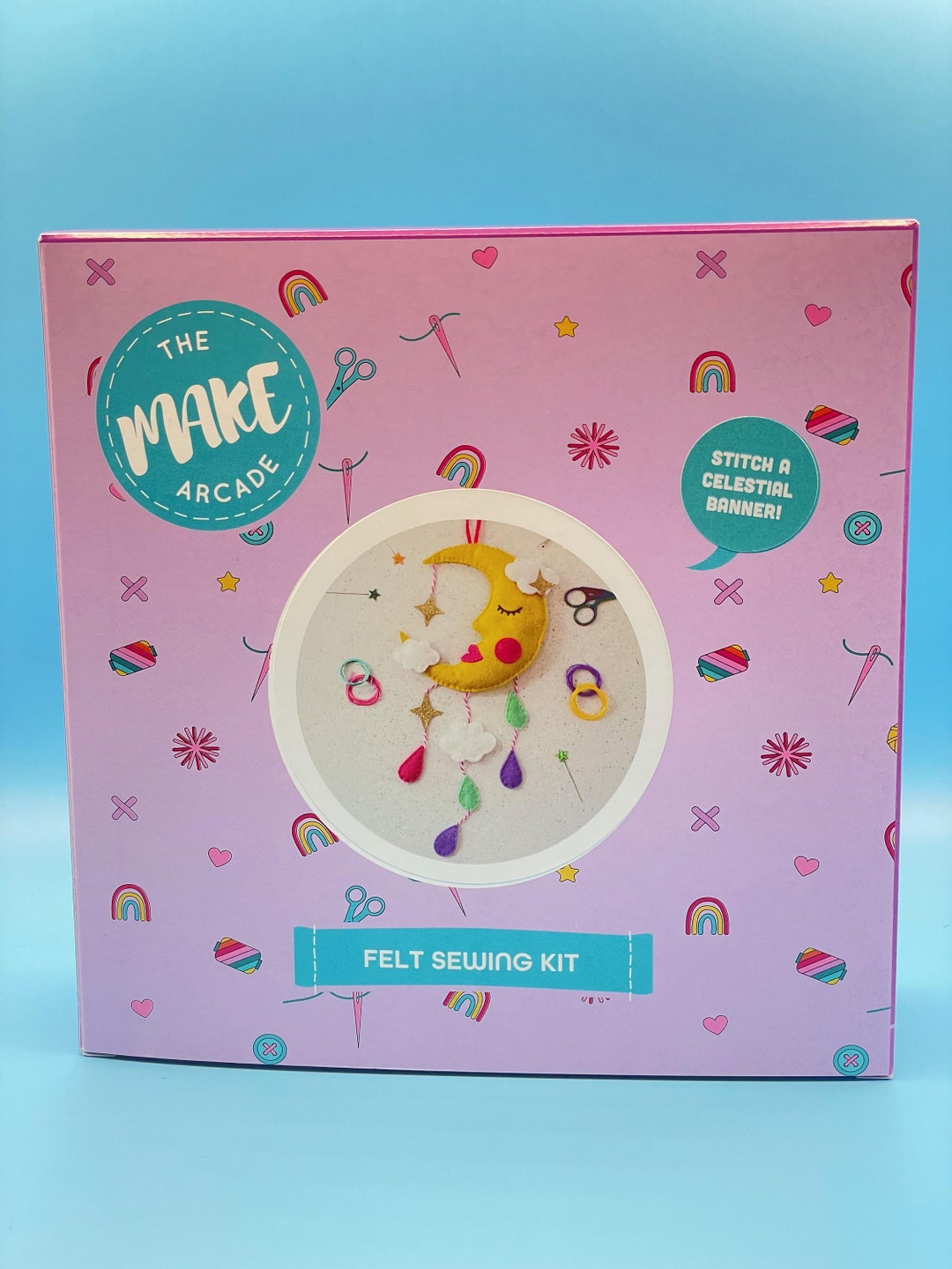 Celestial Felt Wall Hanging Kit - Etsy