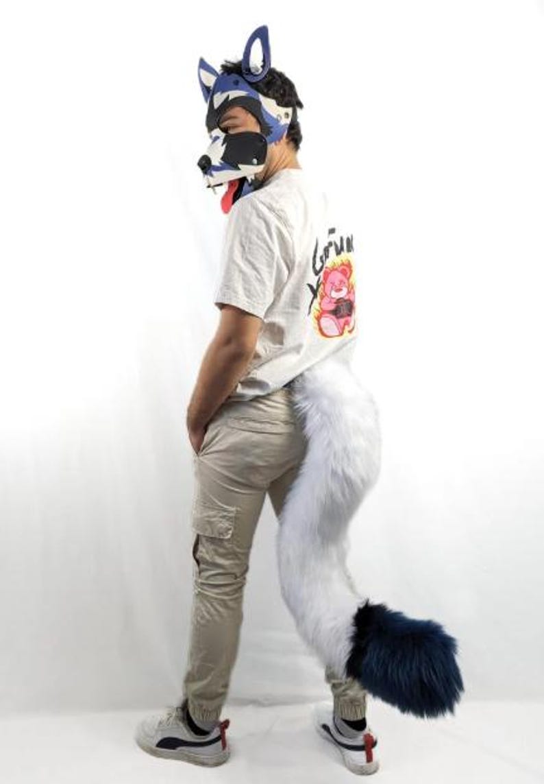 Fursuit Tail, Cosplay Tail, Cat Tail, Fake Fur Tail model: LEGENDARY ...