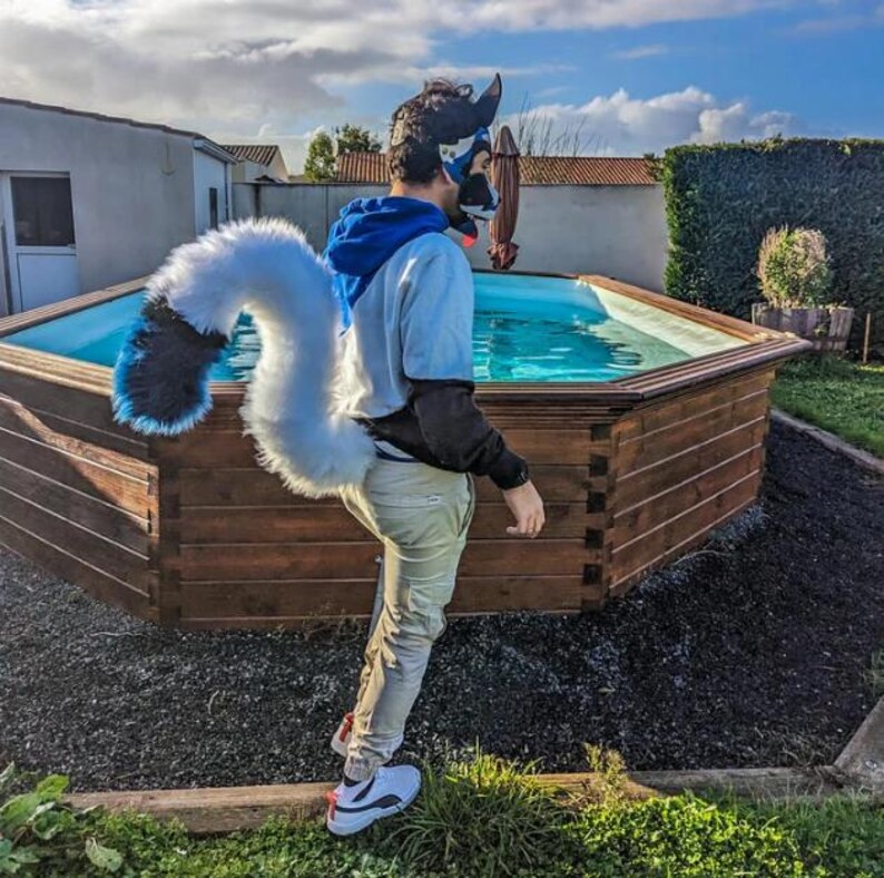 Fursuit Tail, Cosplay Tail, Cat Tail, Fake Fur Tail model: LEGENDARY ...