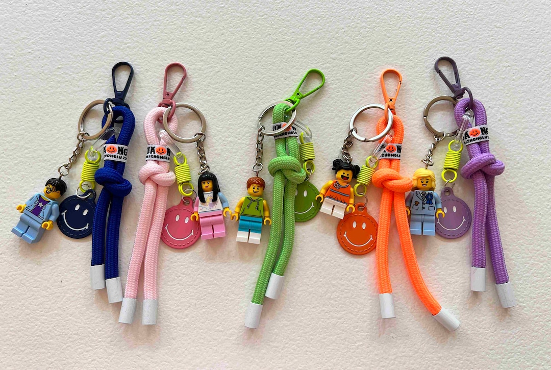 Lego Minifigure Keychain, Create Your Own Personalised Lego Minifigure ...