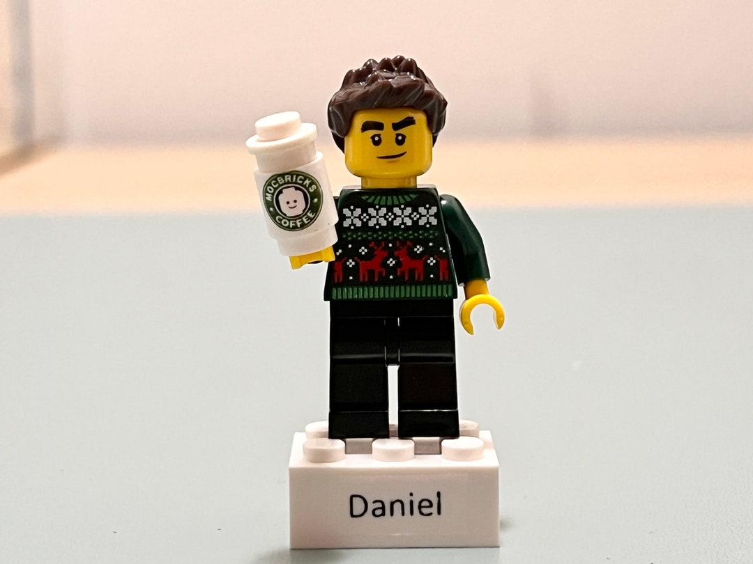 Custom Lego Figures, Personalized Lego Minifigures, Gift for Dad ...