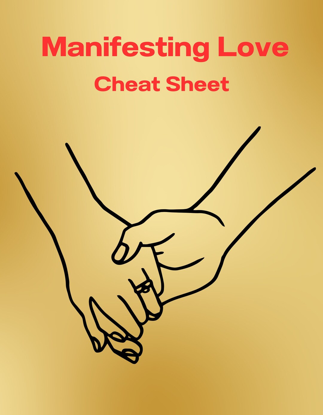 Manifesting Love Cheat Sheet - Etsy