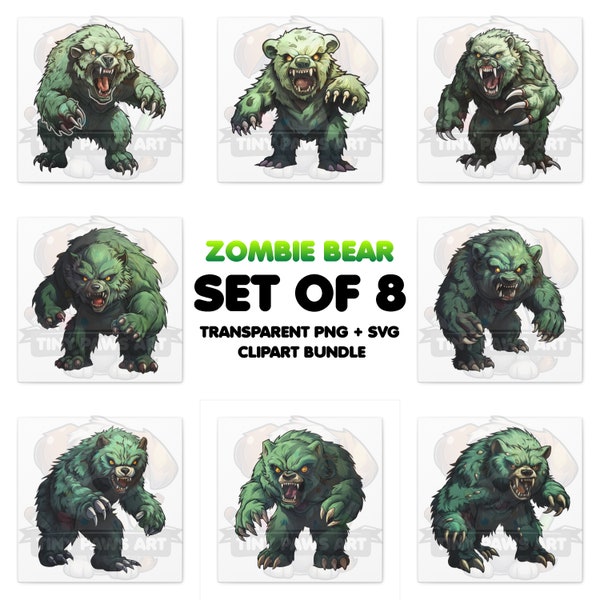 Zombie Bear - Etsy