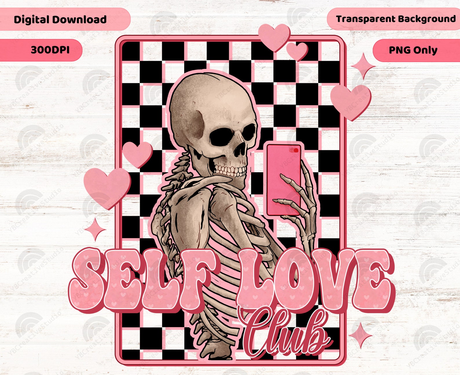 Self Love Club Png, Mental Health Png, Self Love Png, Valentines Day ...