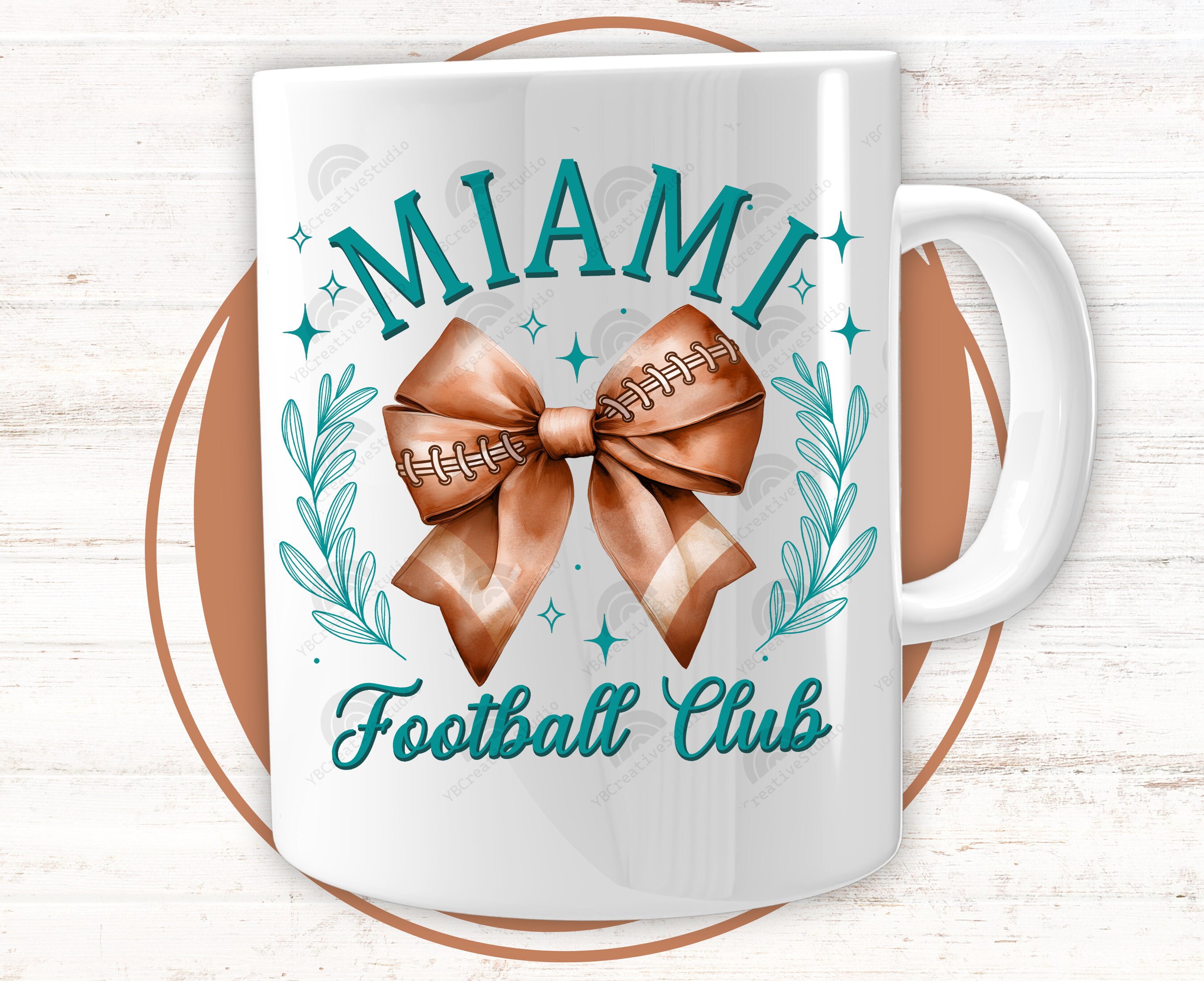 Miami Football Club Png, Football Coquette Bow Png, Miami Png, Vintage ...