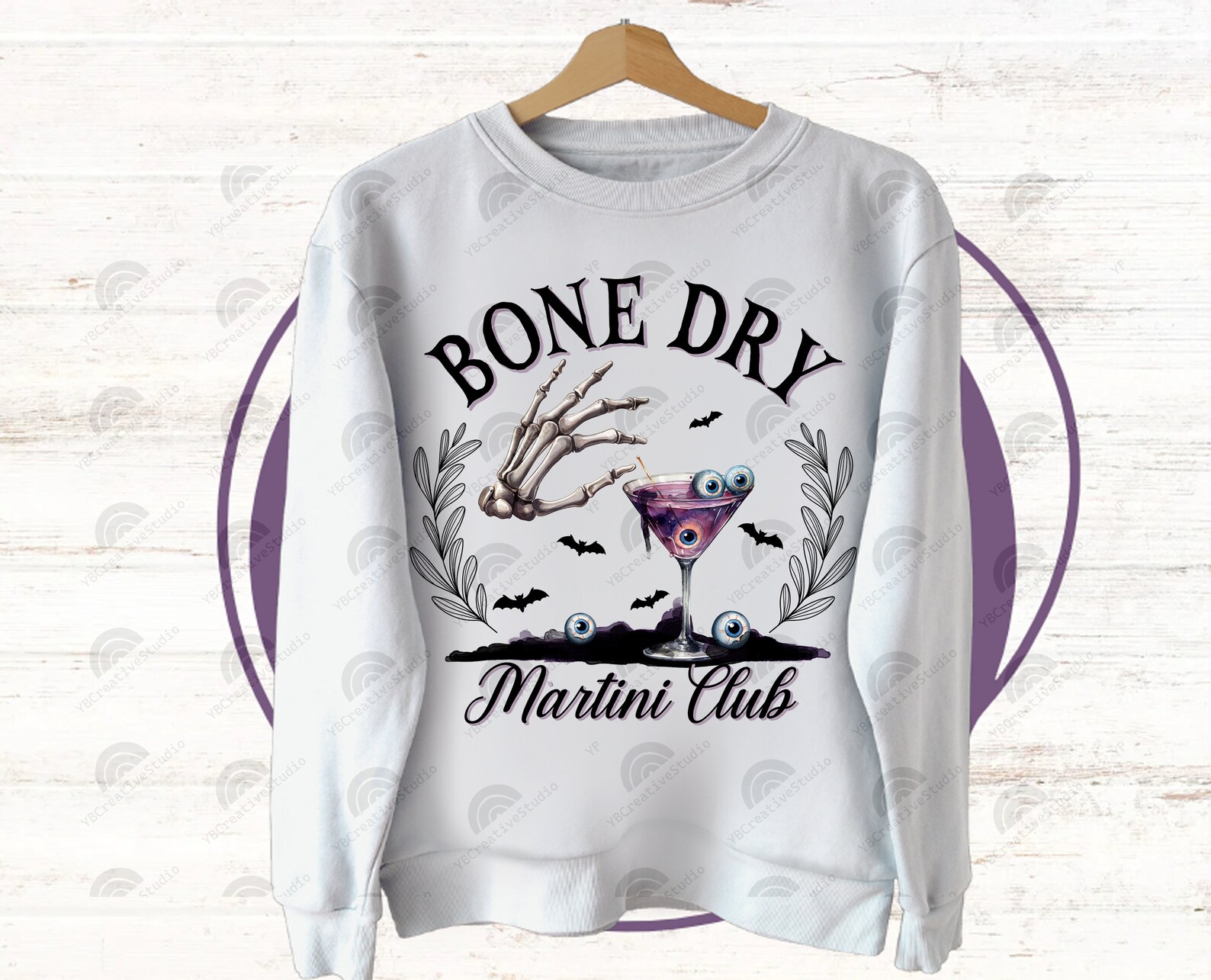 Bone Dry Martini Club Png, Coctail Club Png, Halloween Png, Skeleton ...