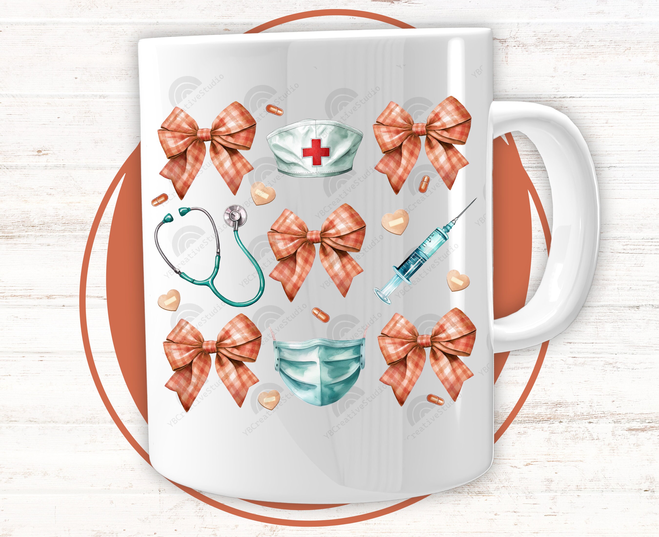 Fall Nurse Coquette Bow Png, Fall Nurse Png, Fall Vibes Png, Girlcore ...