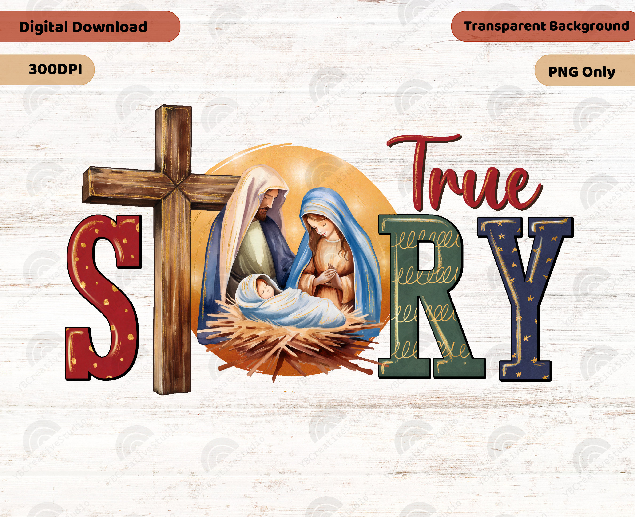 True Story Png, Christmas Christian Png, Jesus Christian Png, Bible ...