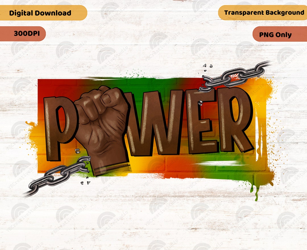 Black Power Png, Juneteenth Png, Black History Month Png, Afro Png ...