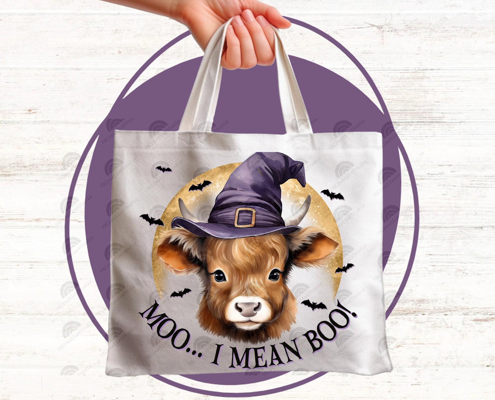 Moo I Mean Boo Png, Halloween Cow Png, Highland Longhorn Cow Png ...