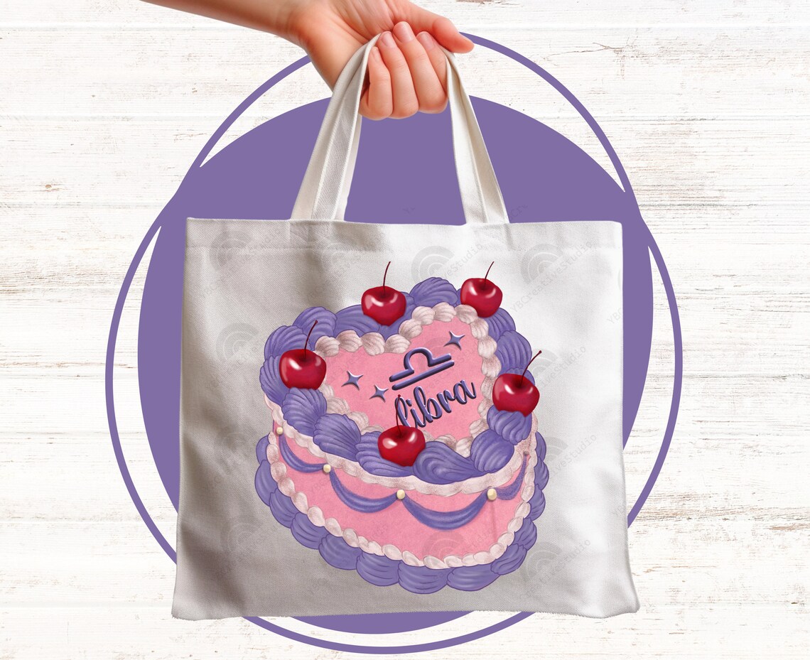 Libra Retro Heart Cake Png, Libra Png, Birthday Cake Png, Astrology Png ...