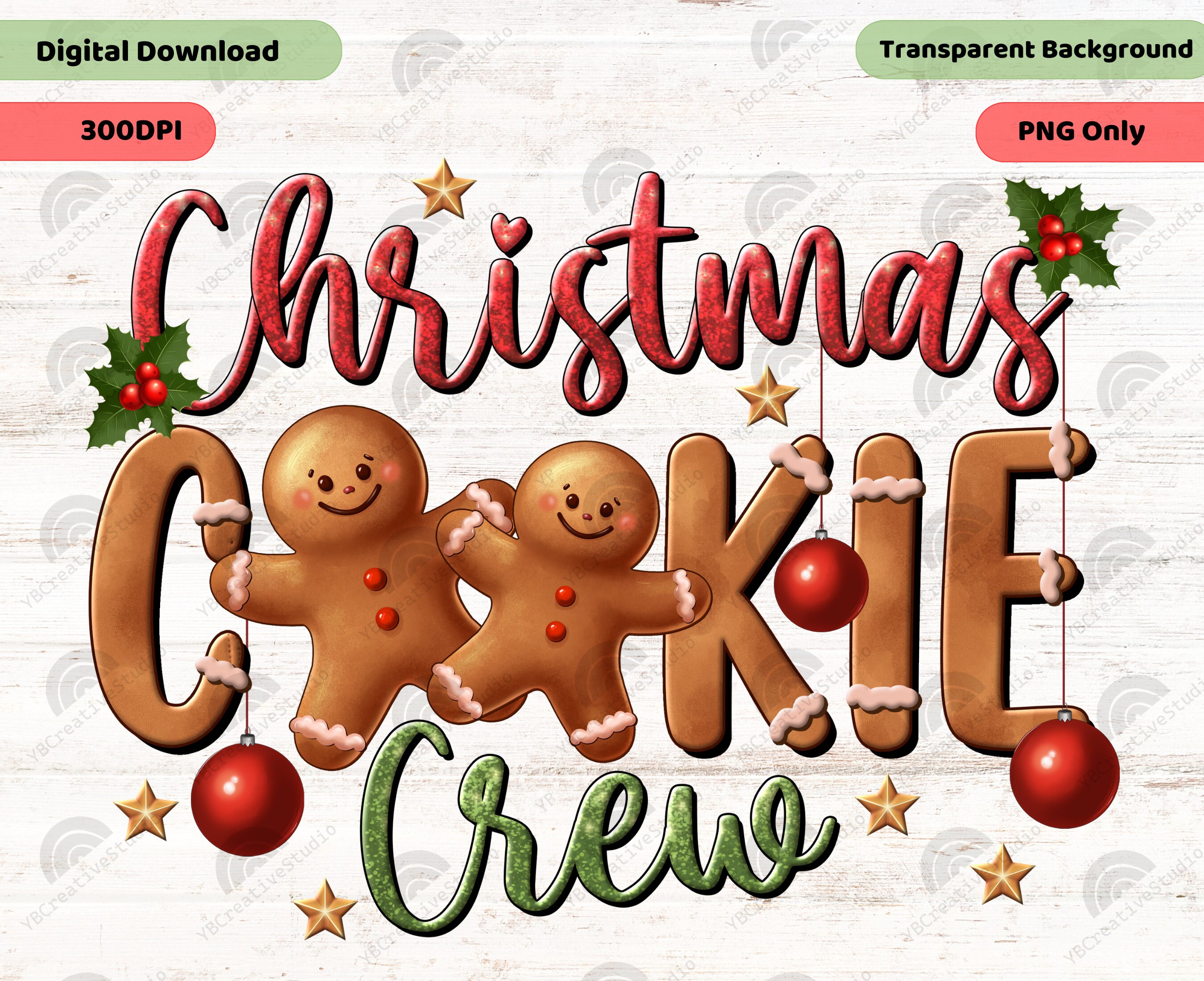 Christmas Cookie Time Png Gingerbread Cookies Cozy Warm Creative Drawn ...