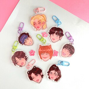 Stray Kids Keychain SKZ | Acrylic Keychain | Double-sided | Cute Kpop ...