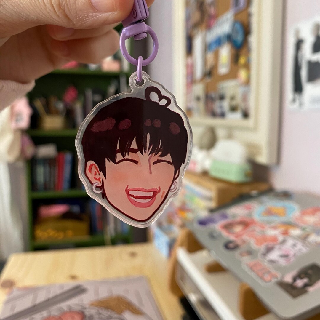 Stray Kids BANGCHAN Keychain SKZ | Acrylic Keychain | Double-sided ...
