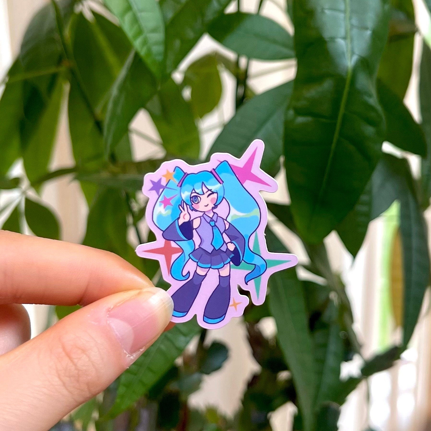 Hatsune Miku Inspired Vocaloid Matte Stickers - Etsy