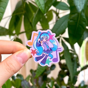 Hatsune Miku Inspired Vocaloid Matte Stickers - Etsy