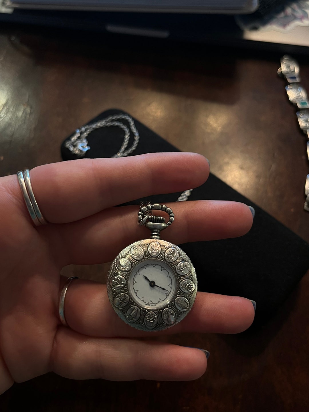 Vintage Swiss Pocket Watch - Etsy