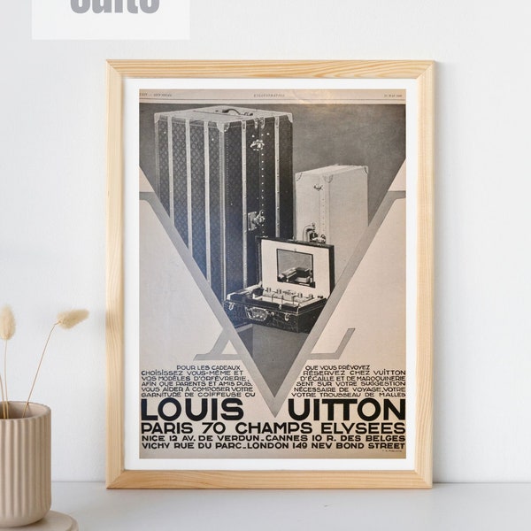 Louis Vuitton Poster - Etsy