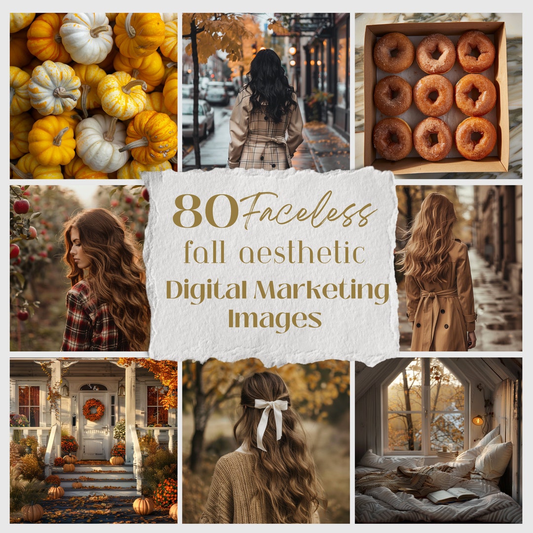 Autumn Aesthetic Faceless Instagram Post Stock Photos, Faceless Digital ...