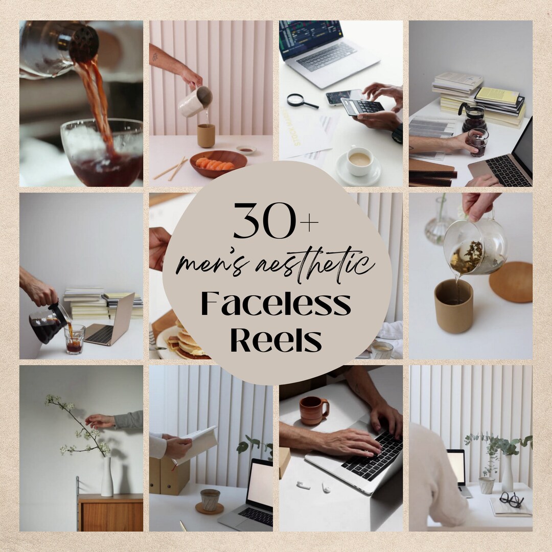 PLR Light Faceless Instagram Reels for Men With Master Resell Rights ...