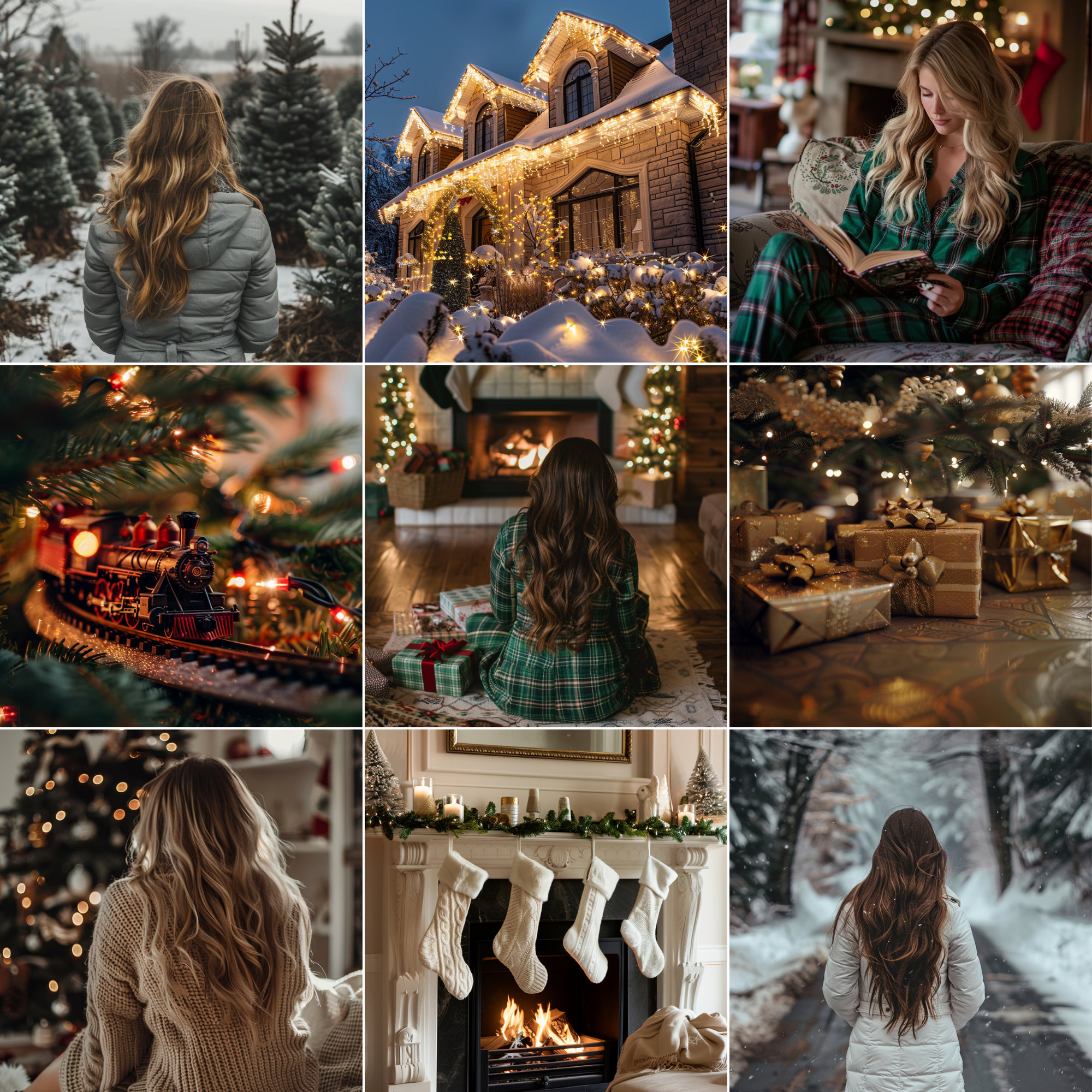 Christmas Aesthetic Faceless Instagram Stock Photos, PLR MRR Faceless ...