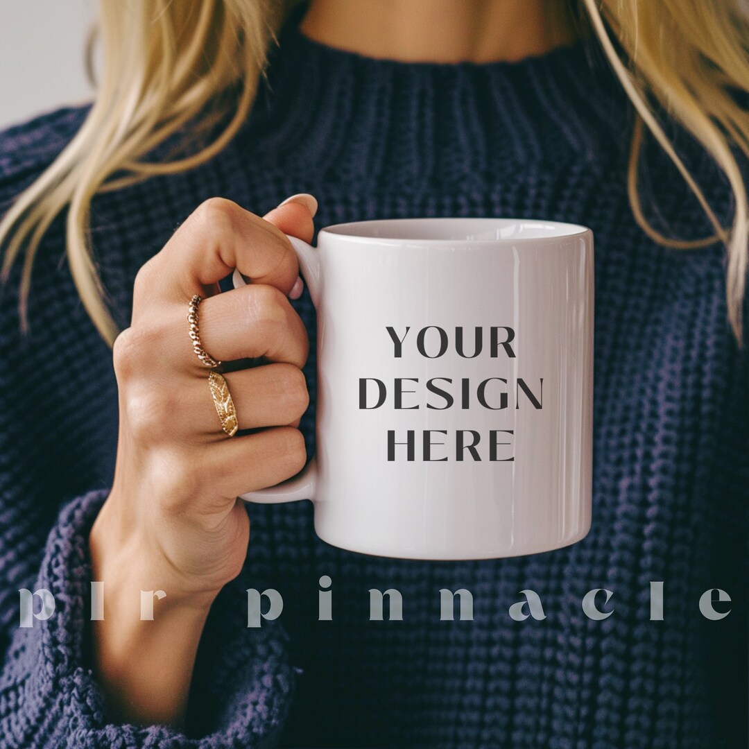 Model Mug Mockup, White Blank Mug Mockup, Mockup Mug, 11oz Ceramic ...