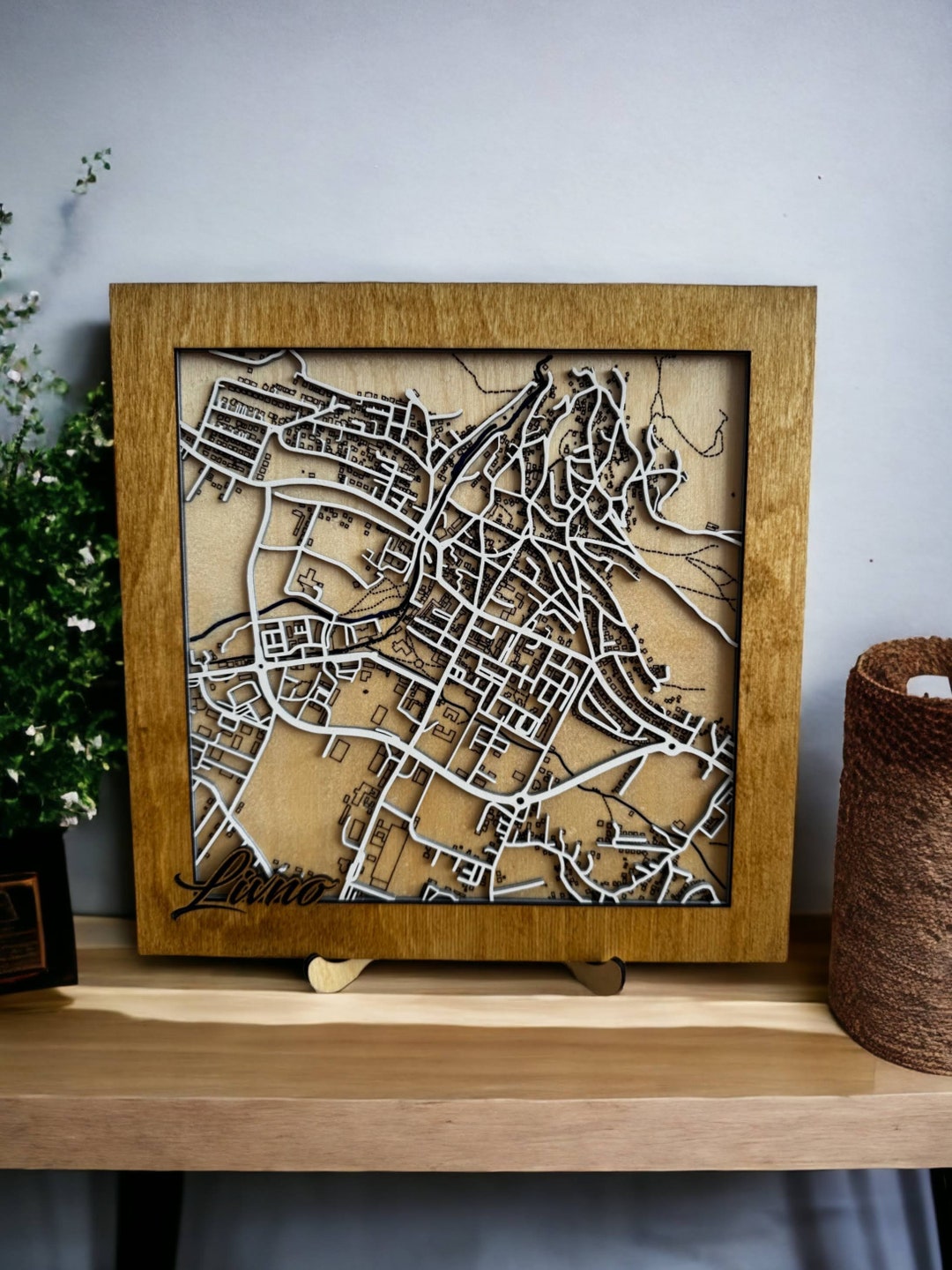 Multi-layered Map of Livno - Etsy