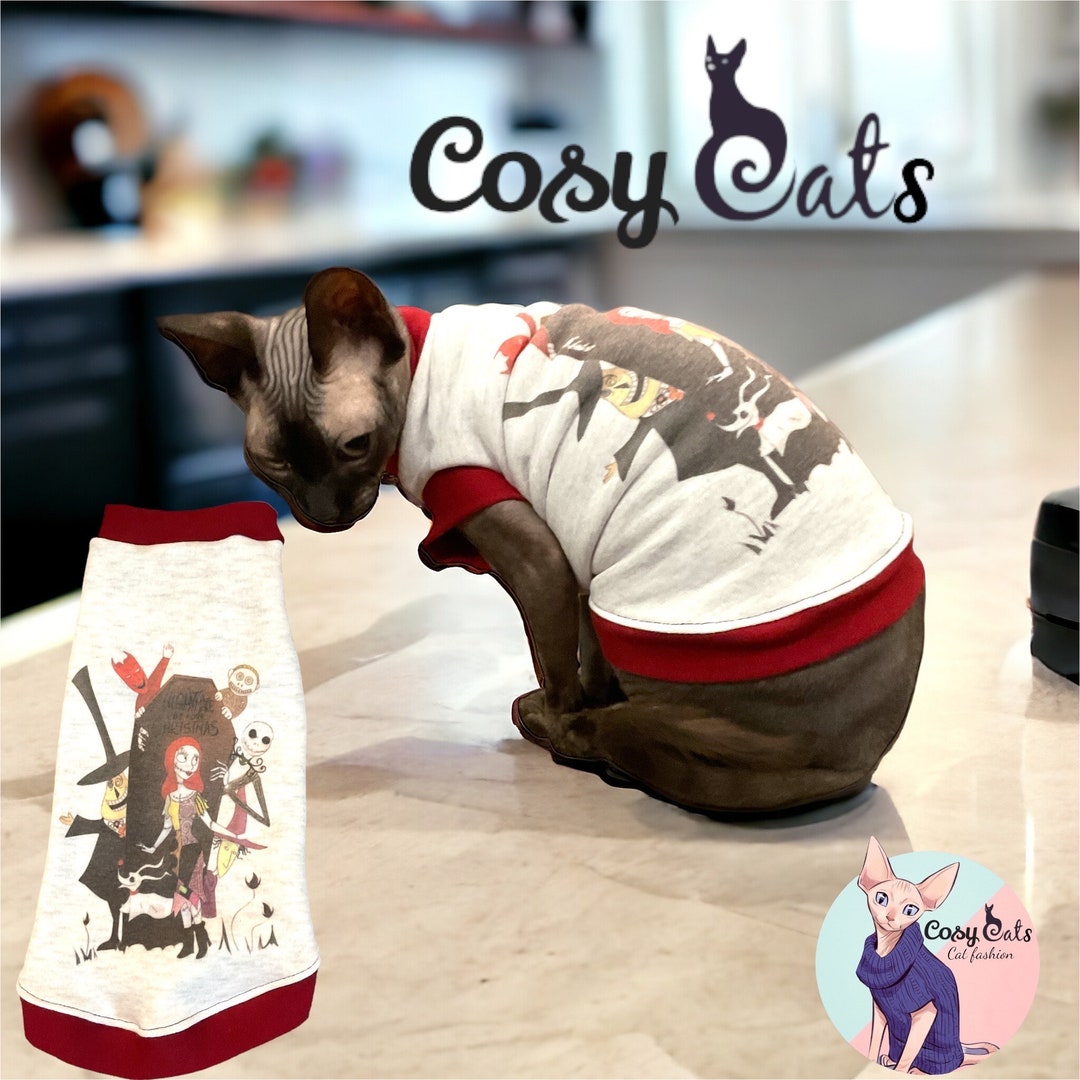 Sphynx Cat Clothes, Sphynx Jumper, Sphynx Sweater, Sphynx Clothes, Cat ... Sphynx Cat Clothes, Sphynx Jumper, Sphynx Sweater, Sphynx Clothes, Cat ...