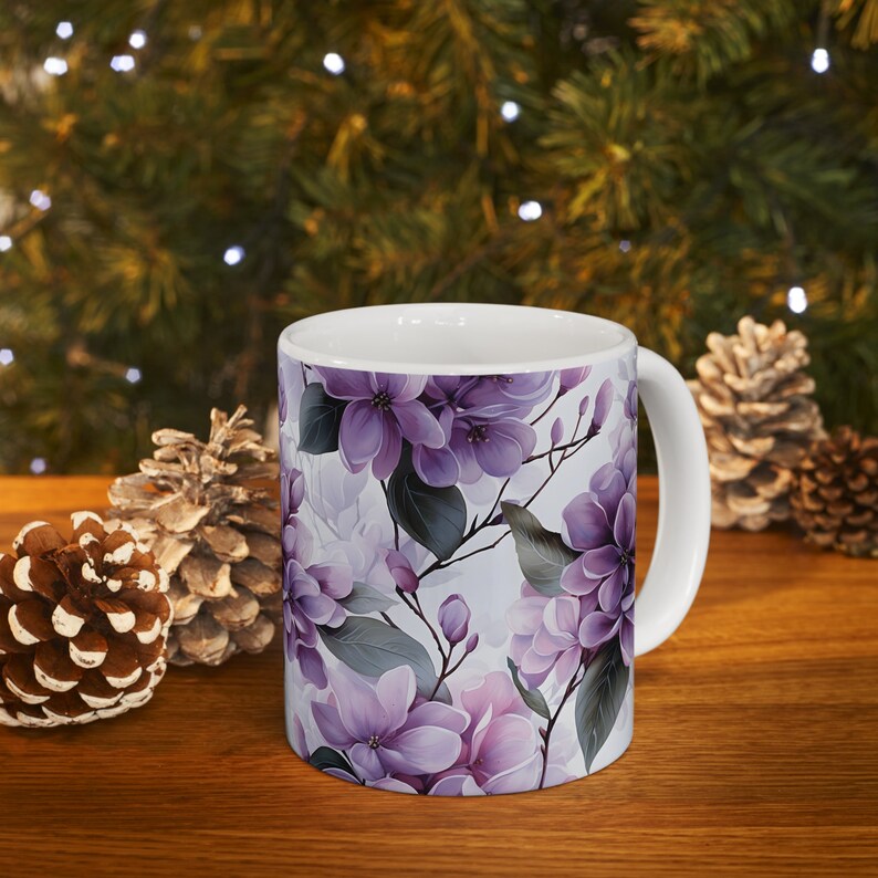 Beautiful Watercolors LILAC Floral Nature Garden Lover Gift Purple ...
