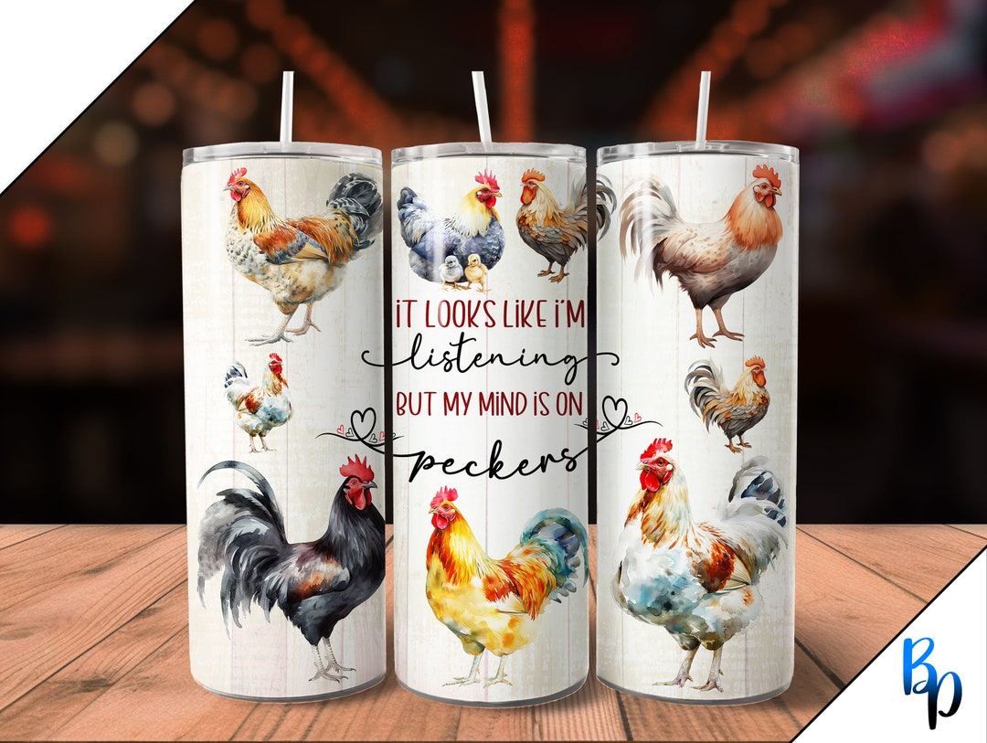 20 Unzen lustiges Huhn Tumbler Wrap, frechen Erwachsenen Humor ...