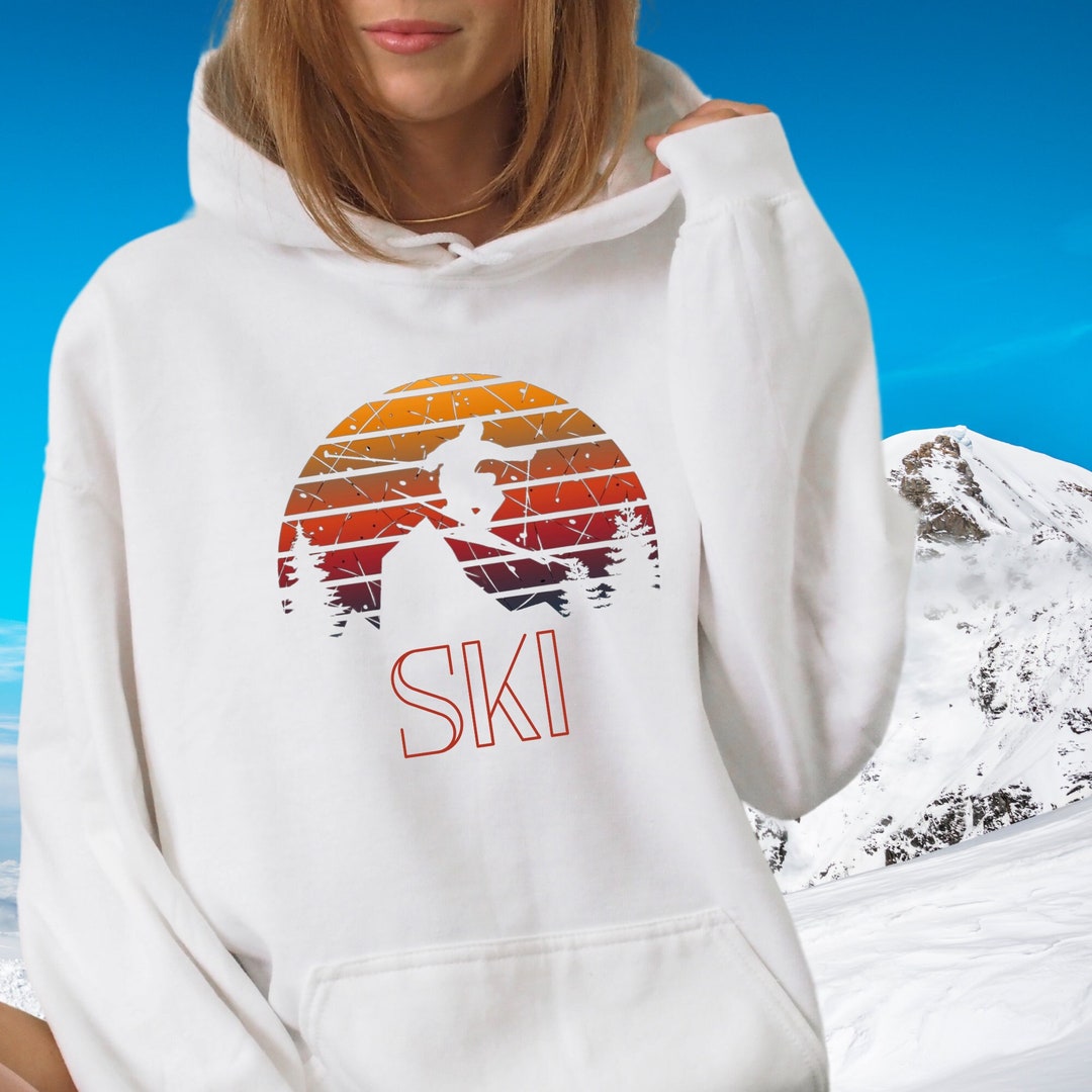 Ski Sweatshirt, Winter Ski Sweatshirt, Unisex Gift for Skier, Snow ...