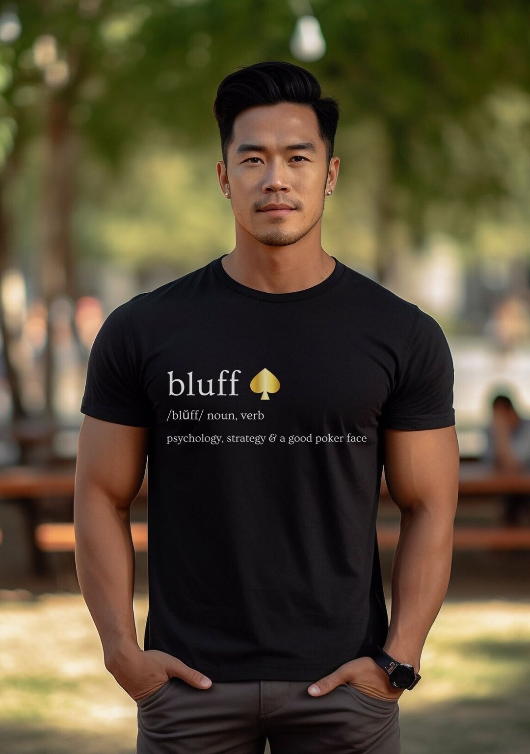 Bluff Shirt Poker Gift Poker Player Shirt Novelty Gift Dad - Etsy