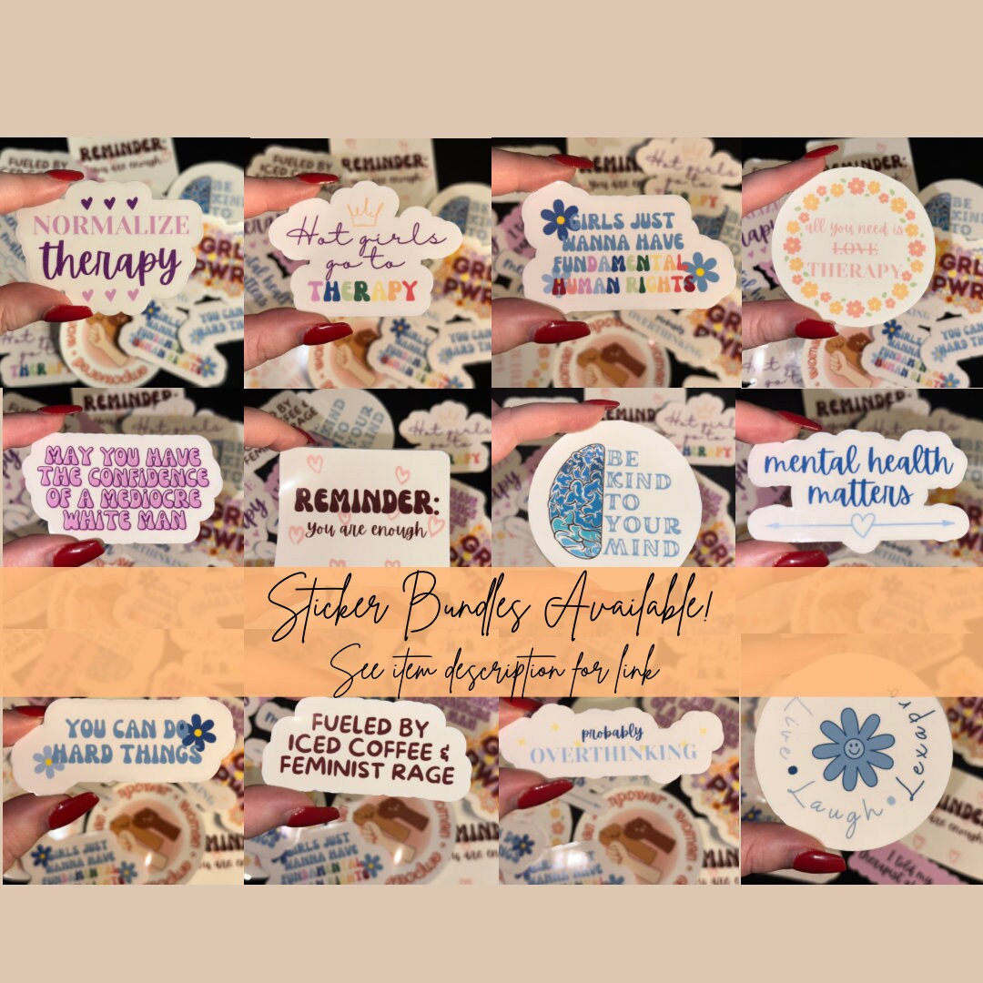 Transparent/waterproof Sticker, Funny Women Empowerment, Funny Feminist ...