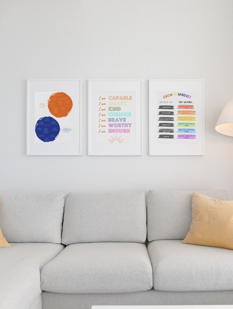 Affirmation Poster, I Statements Poster, Growth Mindset Poster, Things ...