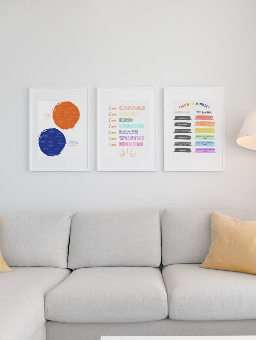 Affirmation Poster, I Statements Poster, Growth Mindset Poster, Things ...