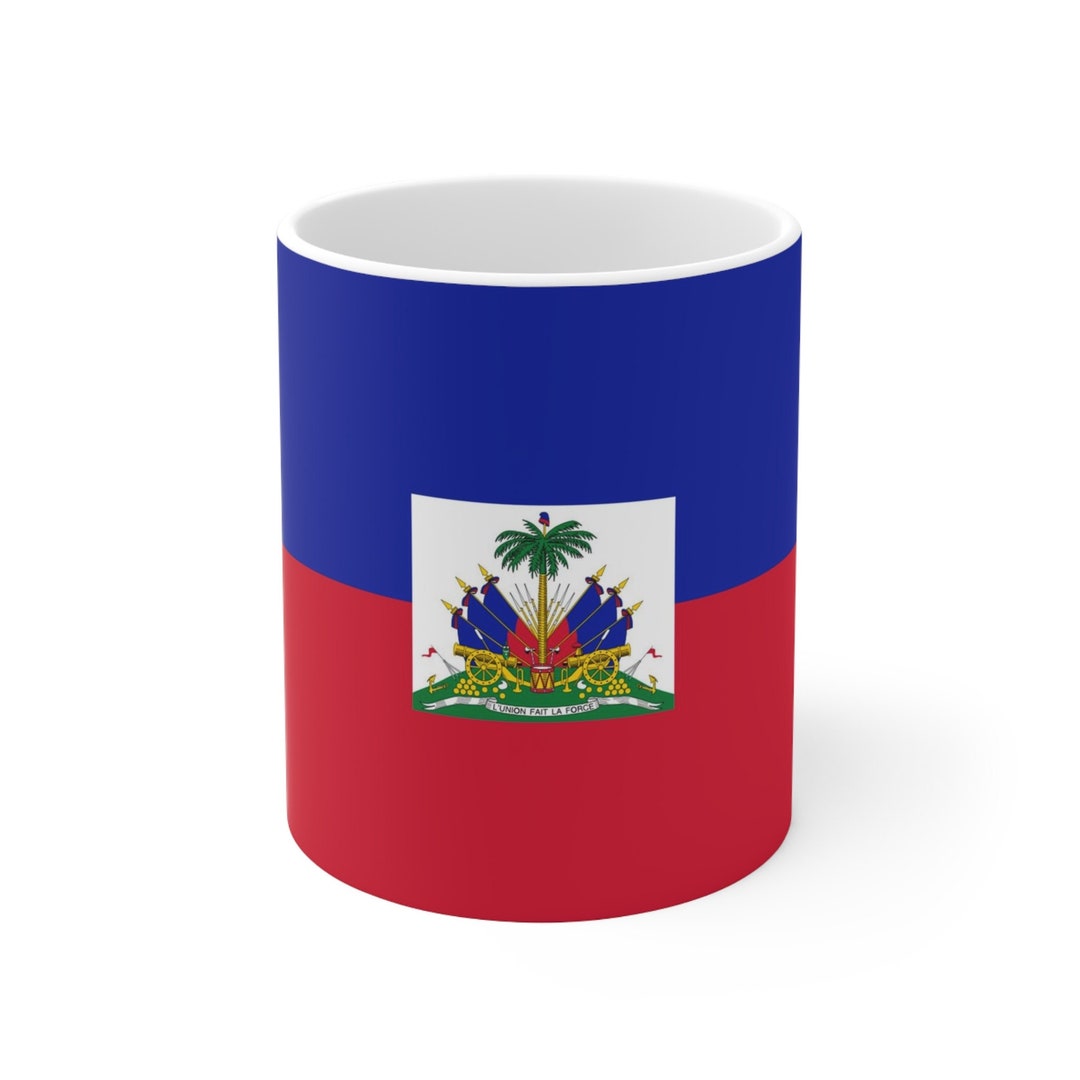 Haiti Flag Mug, Haitian Flag Mug, Caribbean Mug, Island Mug, Caribbean ...