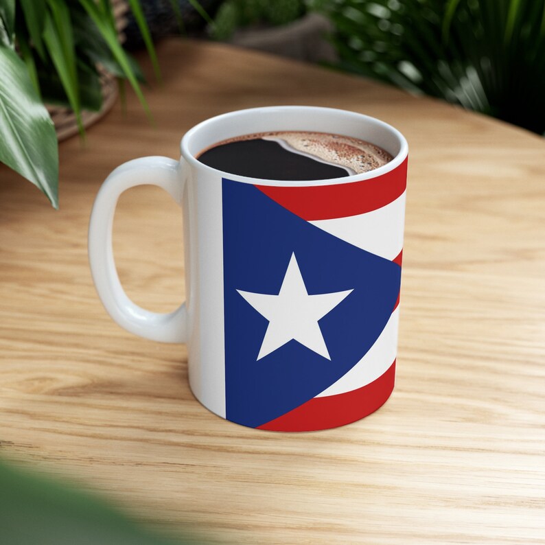 Puerto Rico Flag Mug, Puerto Rican Flag Mug, Caribbean Mug, Island Mug ...