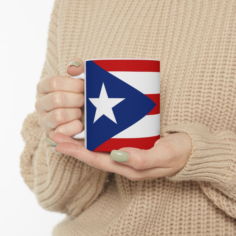 Puerto Rico Flag Mug, Puerto Rican Flag Mug, Caribbean Mug, Island Mug ...