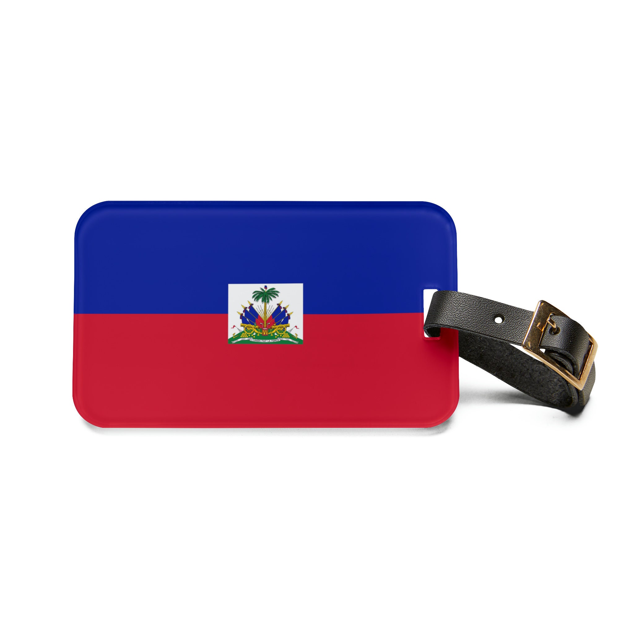 Haiti Flag Luggage Tag, Acrylic Luggage Name Tag, Custom Suitcase Tag ...