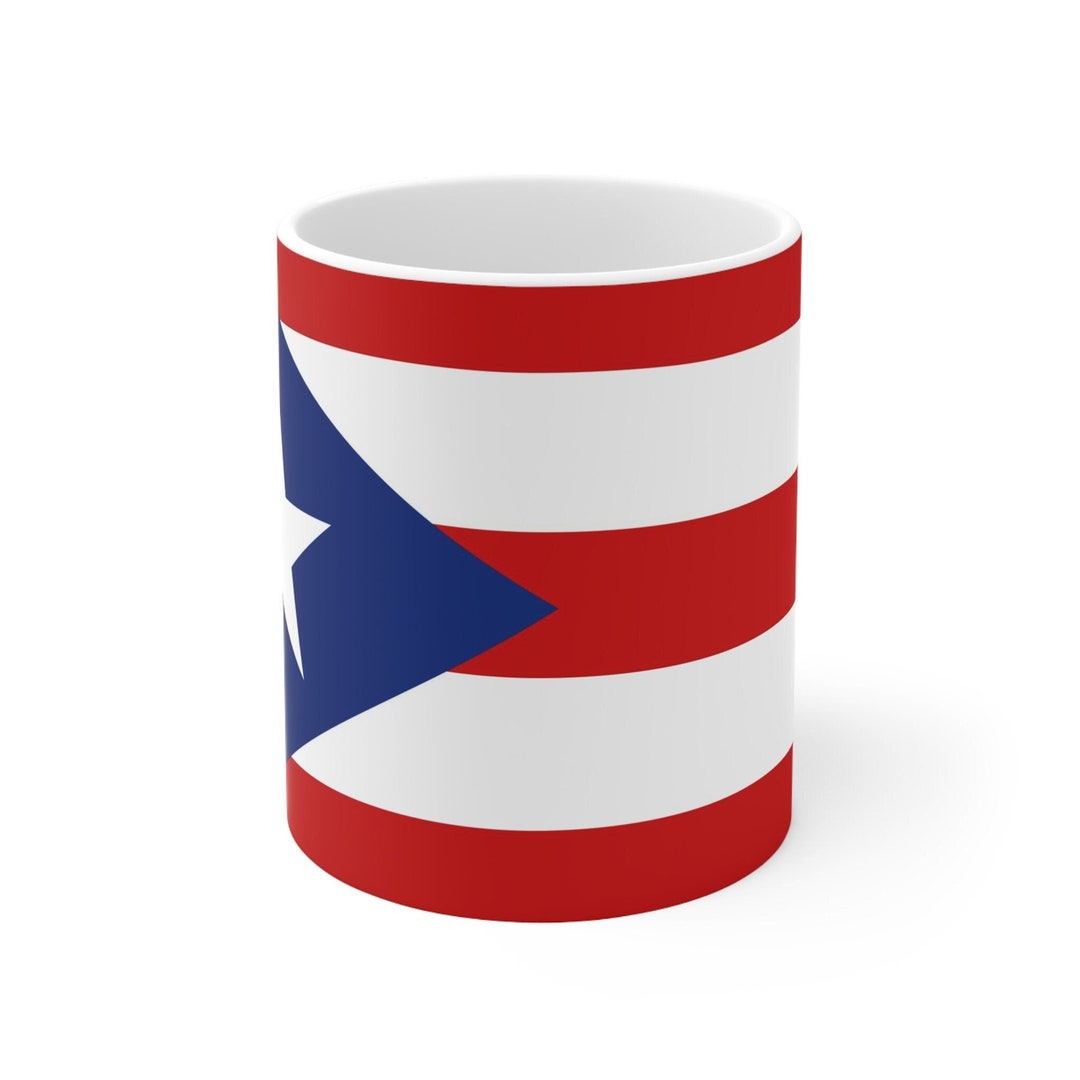 Puerto Rico Flag Mug, Puerto Rican Flag Mug, Caribbean Mug, Island Mug ...